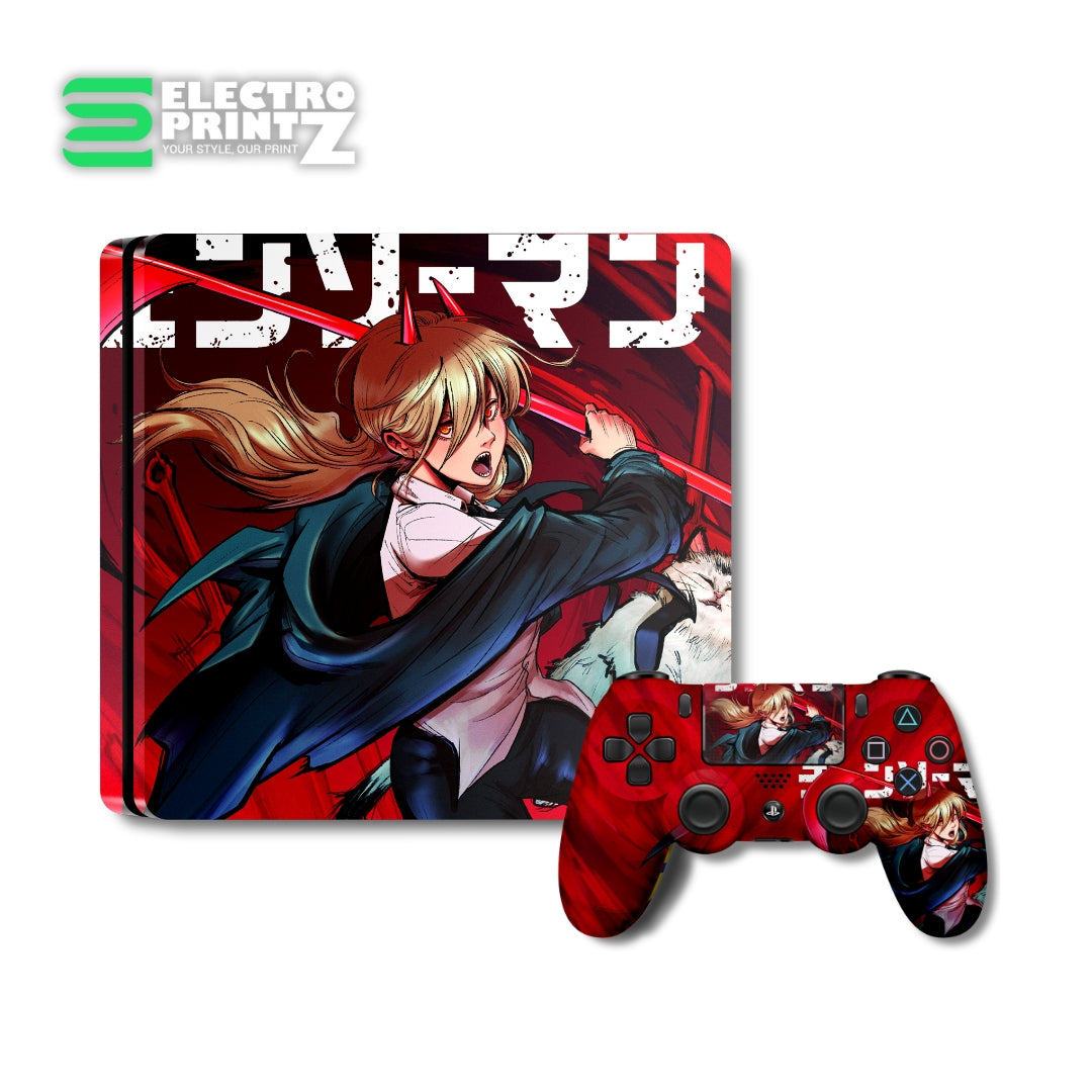 PS4 Skin Chainsaw Man Power